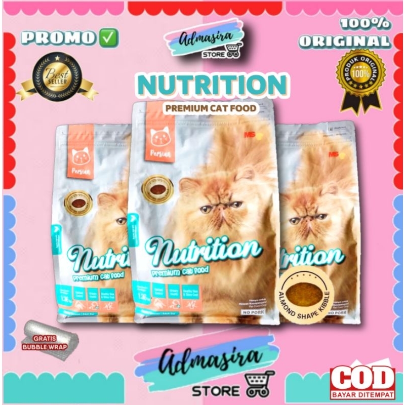 Jual NUTRITION Cat Premium Dry Food Kitten Pakan Kucing Persian Adult 1 ...