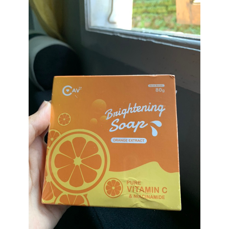 Jual CAV Orange Extract Brightening Soap Sabun Cuci Muka 80 G | Shopee ...
