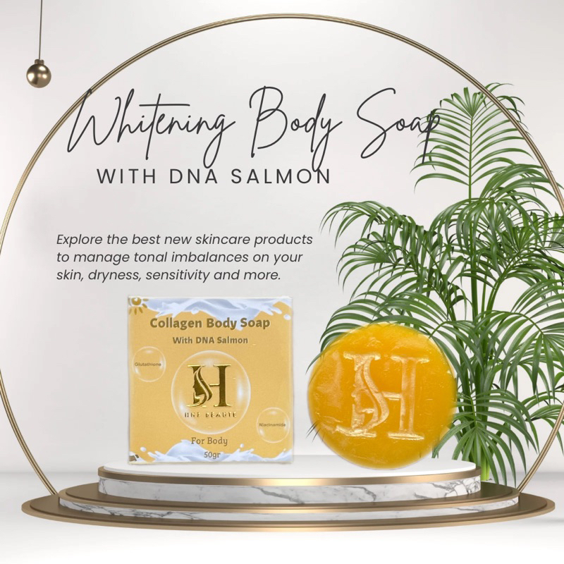 Jual BODY SOAP WHITENING DNA SALMON BY HNF BEAUTE 3X LEBIH CEPAT MEMUTIHKAN DARI SUNTIK PUTIH ...