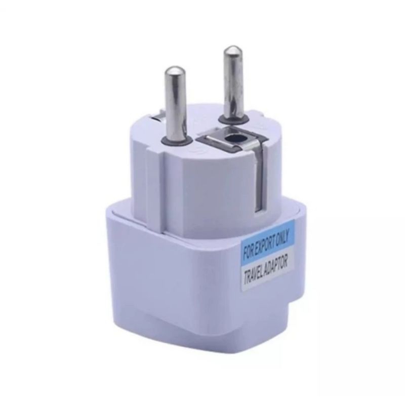 Jual OVER STEAKER Colokan Listrik - Adaptor Travel Kaki 3 Ke Kaki 2 ...
