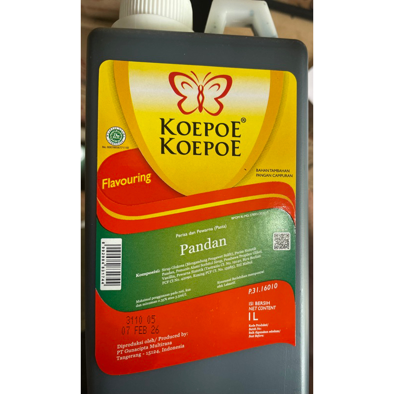 Jual pasta pandan 1 liter / pasta koepoe koepoe pandan 1 liter | Shopee ...