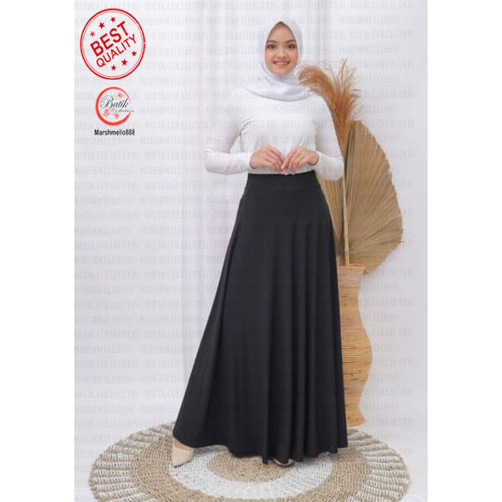 Jual Rok Payung Panjang Wanita Rok Lebar Mrs4 | Shopee Indonesia