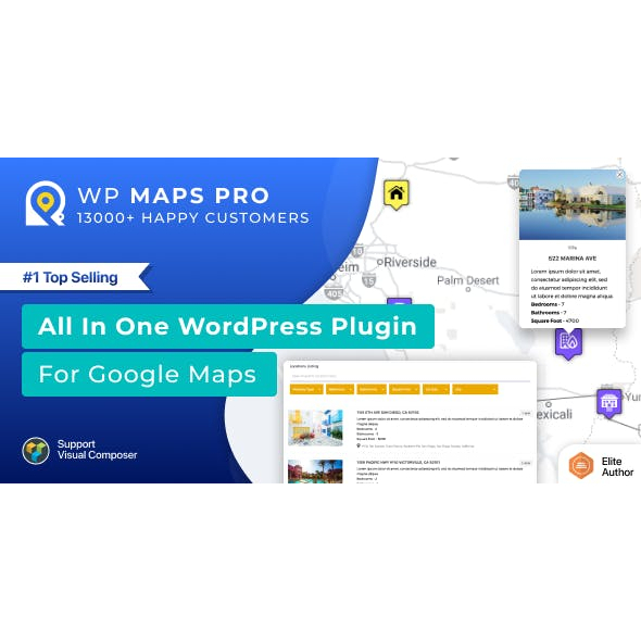 Jual WP Maps Pro 6.0.3 – Google Maps Plugin - Wordpress plugin | Shopee Indonesia