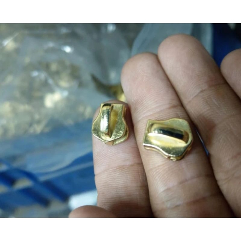 Jual Kepala Resleting gigi besi no.5 (100 pcs). | Shopee Indonesia