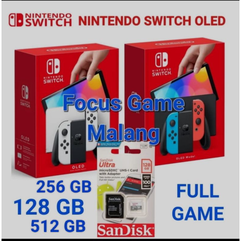 Jual Nintendo Switch Oled Ofw Cfw Neon White Console Game Gaming