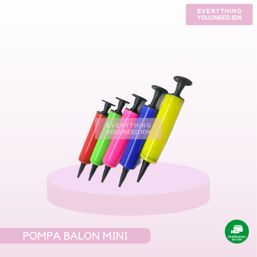Jual Pompa Balon Tangan Mini Portable / Alat Tiup Balon | Shopee Indonesia