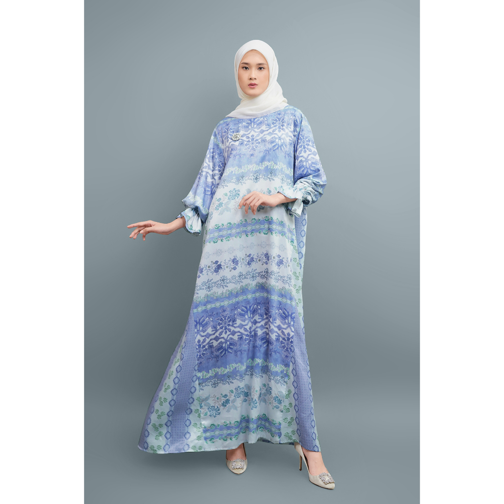 Jual Nada Puspita - ASHMEERA MAXI DRESS - LAVENDER | Shopee Indonesia