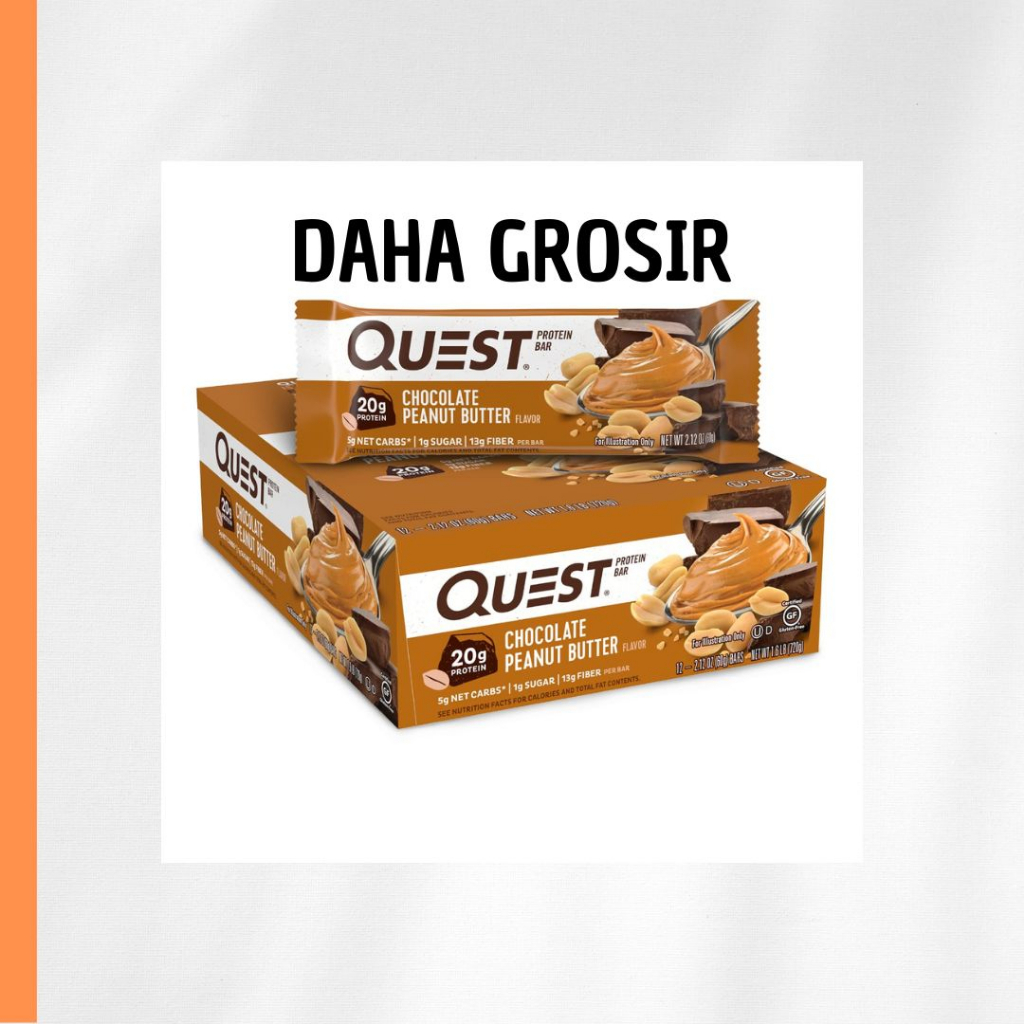 Jual Quest protein bar snack sehat cemilan sehat | Shopee Indonesia
