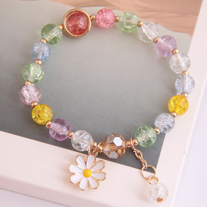 Jual Gelang Daisy Rumbai Bunga Kristal Wanita - Crystal Daisy Flower ...