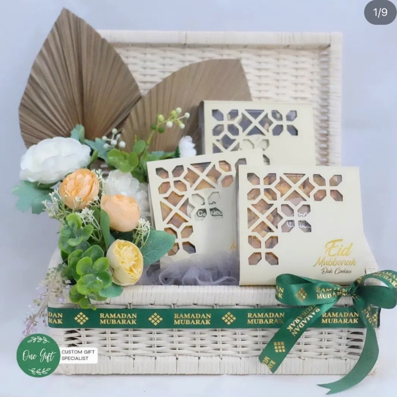Jual keranjang koleksi hampers / Rotan Kotak tutup / rotan hidden ...