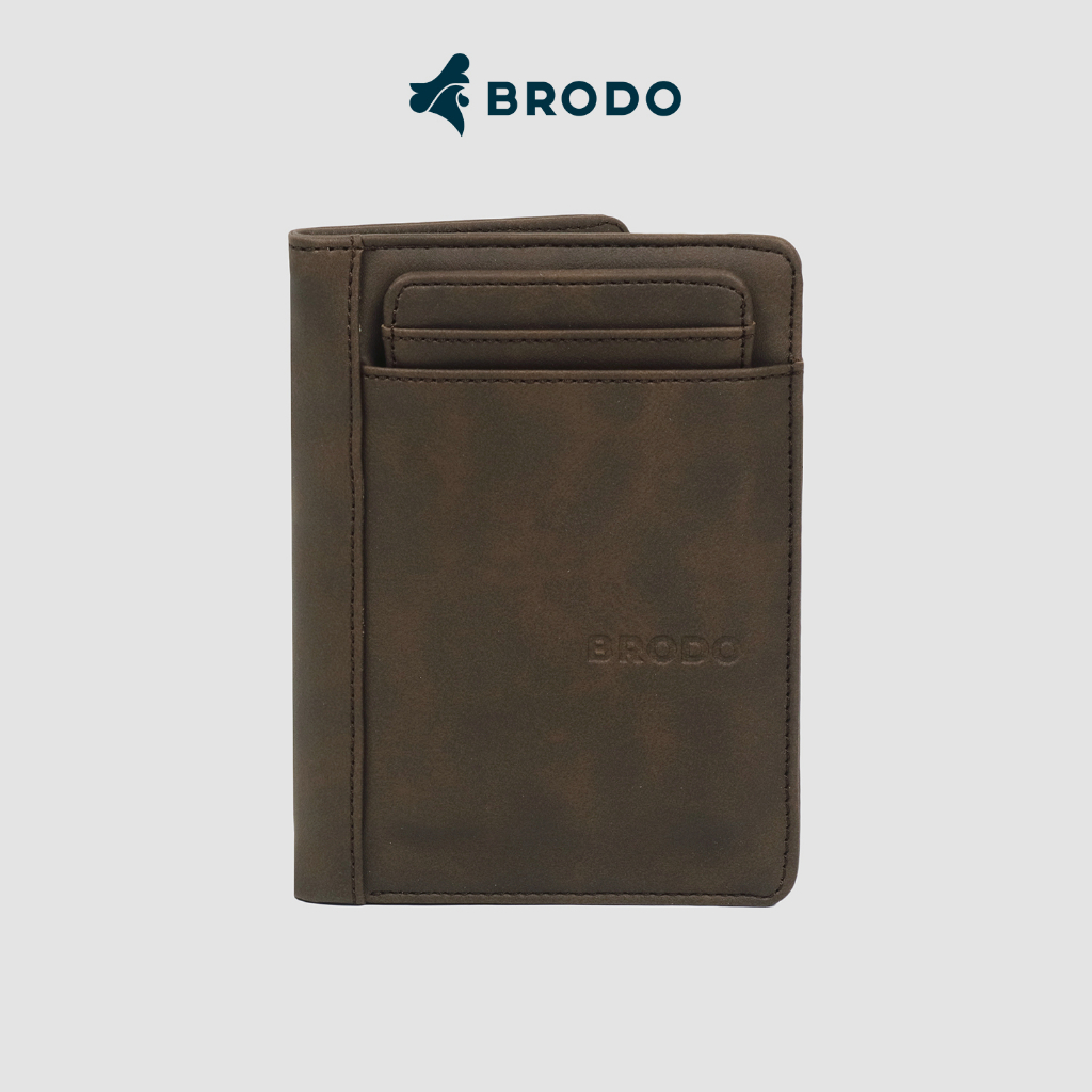 Jual BRODO - Dompet Topport Wallet Brown | Shopee Indonesia