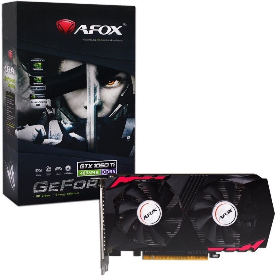Jual VGA AFOX Nvidia Geforce GTX1050TI 4GB DDR5 128 Bit 128bit gtx ...