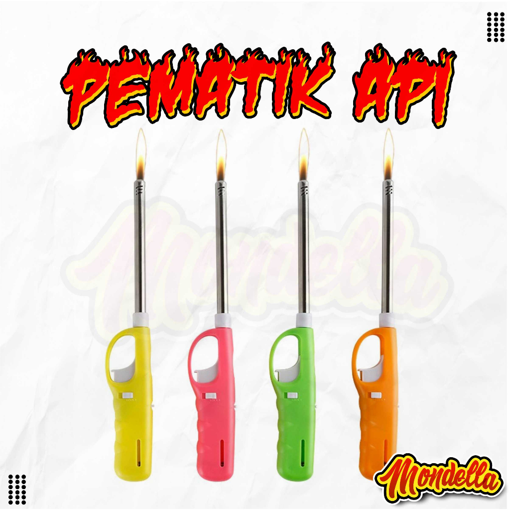 Jual Pemantik Api Pematik Korek Kompor Gas Besar Panjang Lighter Model ...