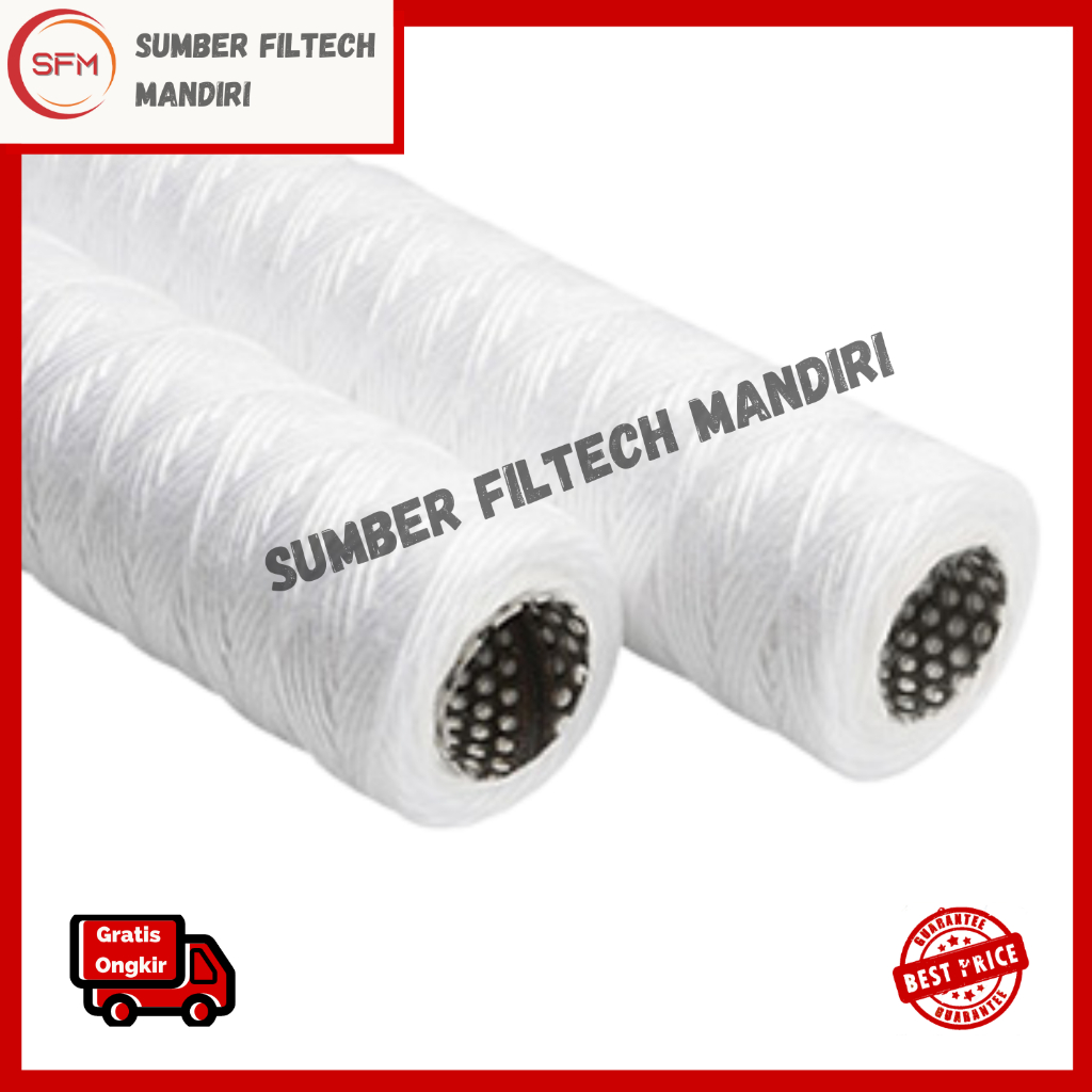 Jual PEPY String Wound Filter Cartridge Benang Stainless Core 40 ...