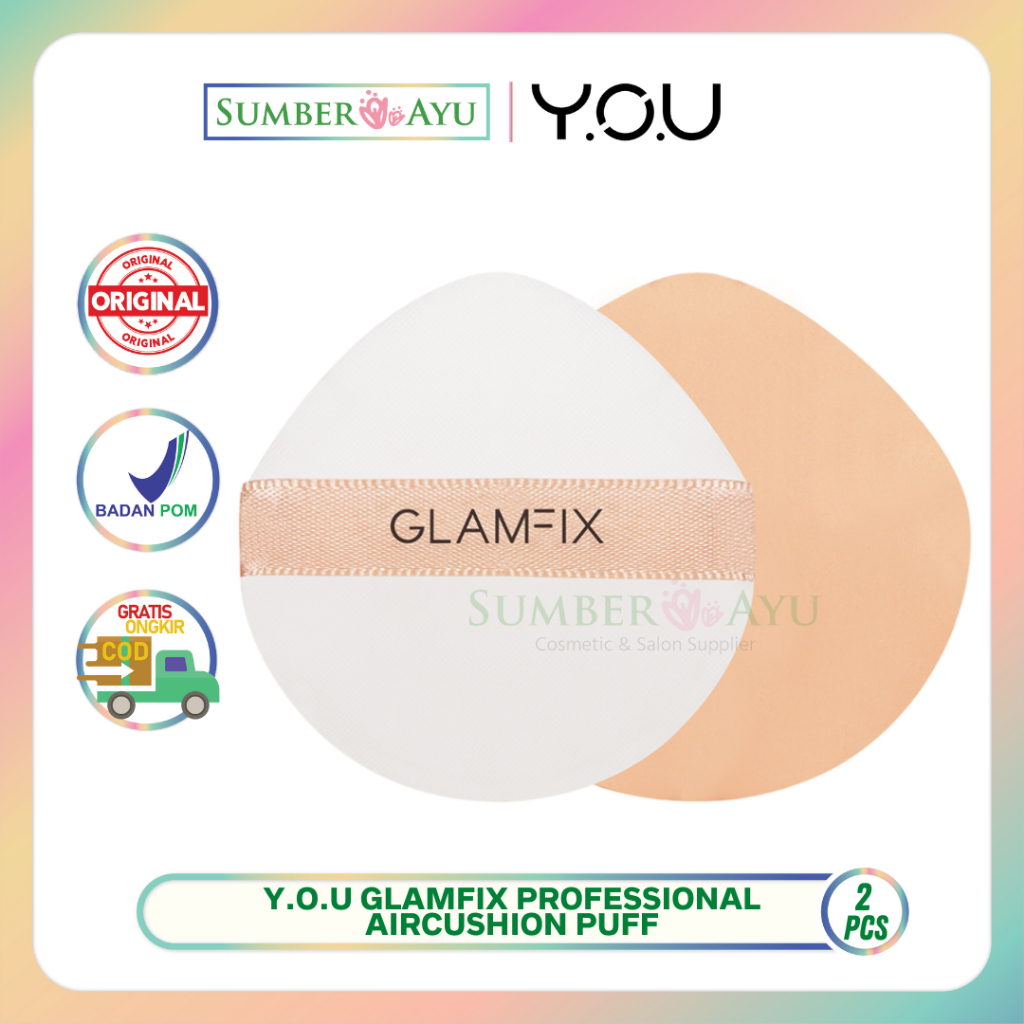 Jual You Glamfix Professional Aircushion Puff (2PCS) | Shopee Indonesia