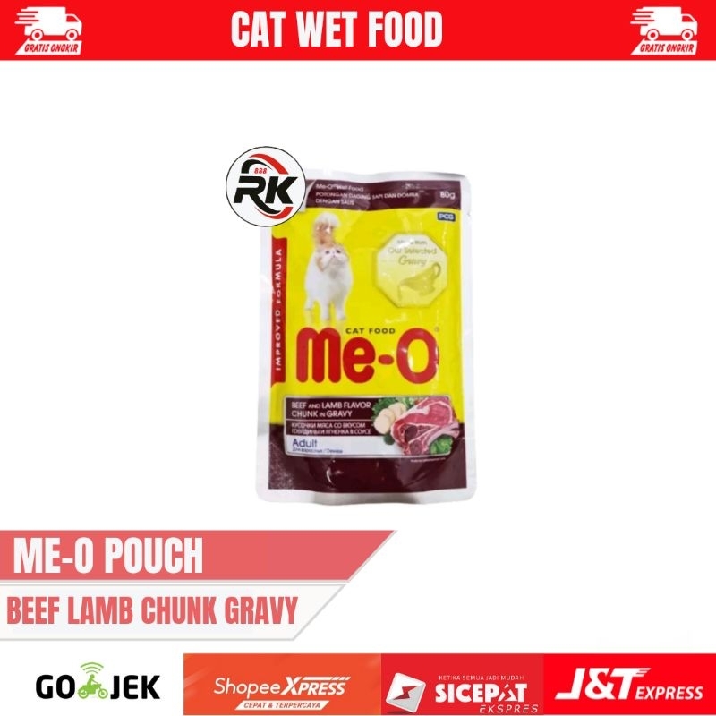 Jual Meo Pouch Adult & Kitten 80 gr Makanan Kucing Basah Me-O Wet Food ...