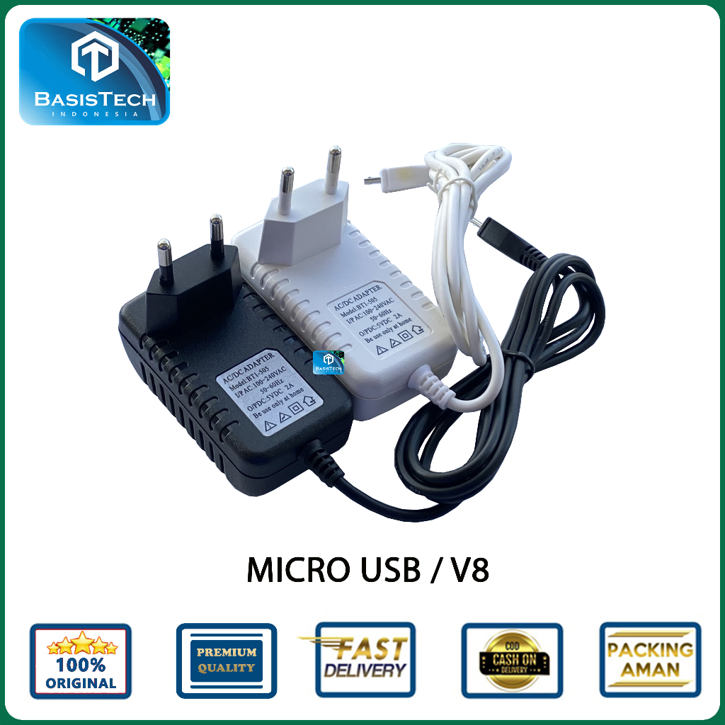 Jual CHARGER CASAN MICRO USB V8 2A SUPER FAST CHARGING BT1-505 - BASISTECH BEST QUALITY | Shopee ...
