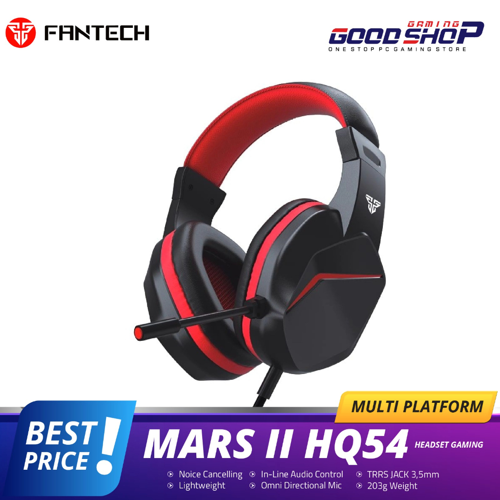 Jual Fantech MARS II HQ54 Headset Gaming Murah untuk HP PC | Shopee ...