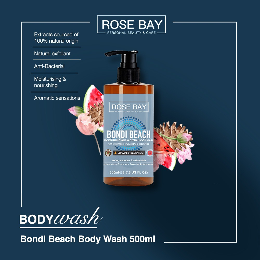 Jual Suburb Rose Bay Bondi Beach Shower & Bath Gel - 500ml | Sabun ...