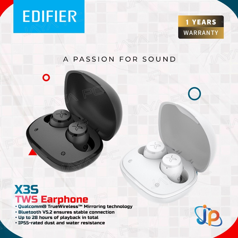 Jual Edifier TWS X3S - Earbuds/ Earphone Wireless Bluetooth | Shopee ...