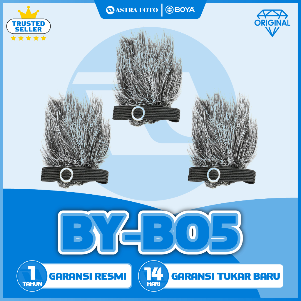 Jual Boya BY-B05 Deadcat Furry Windscreen for Lavalier Microphone ...