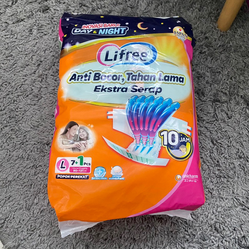Jual Lifree Anti Bocor Tahan Lama Ekstra Serap L 8pcs | Shopee Indonesia