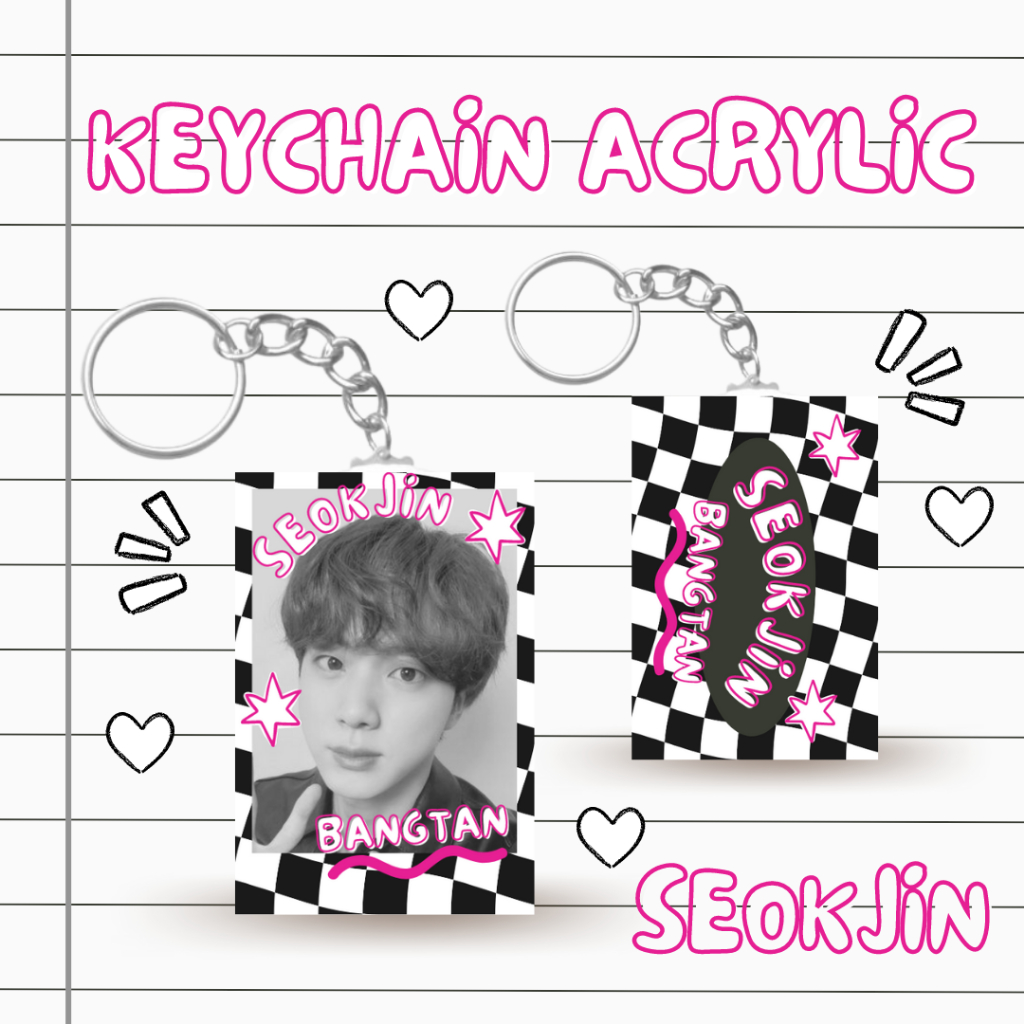 Jual [ BTS ] K POP KEYCHAIN ACRYLIC KEYRING GANTUNGAN KUNCI GANCI AKRILIK BANGTAN ARMY FREEBIES ...