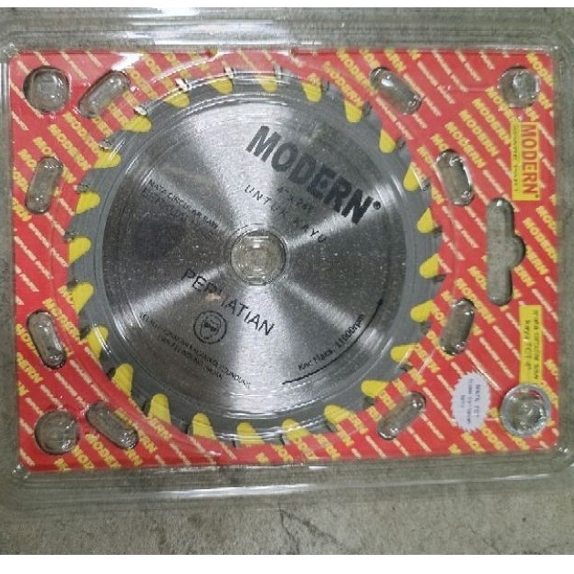 Jual Mata Circular Saw Tct 4 X 24t Modern Shopee Indonesia