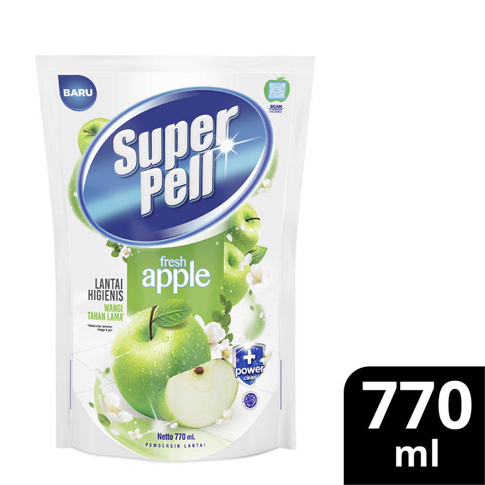 Jual Pembersih Lantai Fresh Apel 770 ml (Super Pell) | Shopee Indonesia