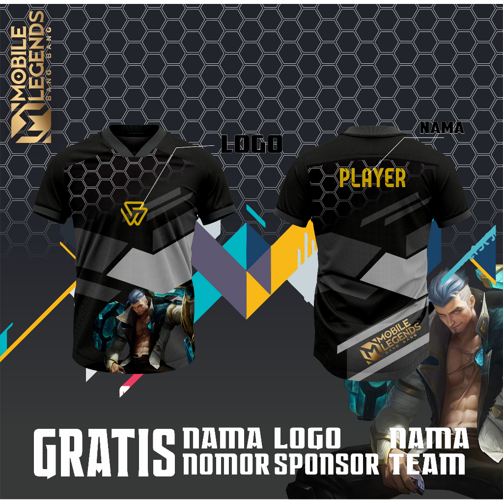 Jual Jersey Game MLBB Mobile Legend Bang Bang - VOAP Jersey Futsal ...
