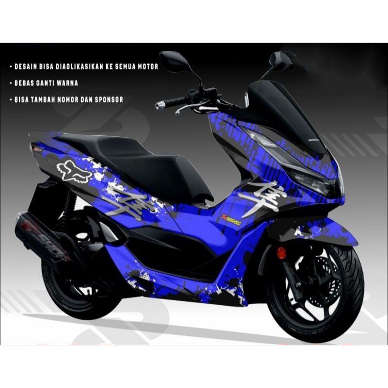 Jual striping pcx stiker pcx polet fullbody decal sticker pcx variasi ...