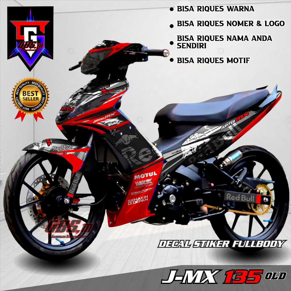 Jual (TERBARU) STIKER DECAL JUPITER MX LAMA DECAL JUPITER MX OLD ...