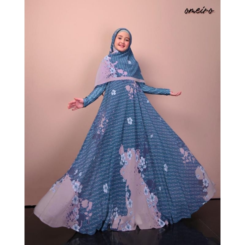Jual YASMINE SERIES EID MOM AND KIDS COLLECTION BY OMEIRO | Shopee Indonesia