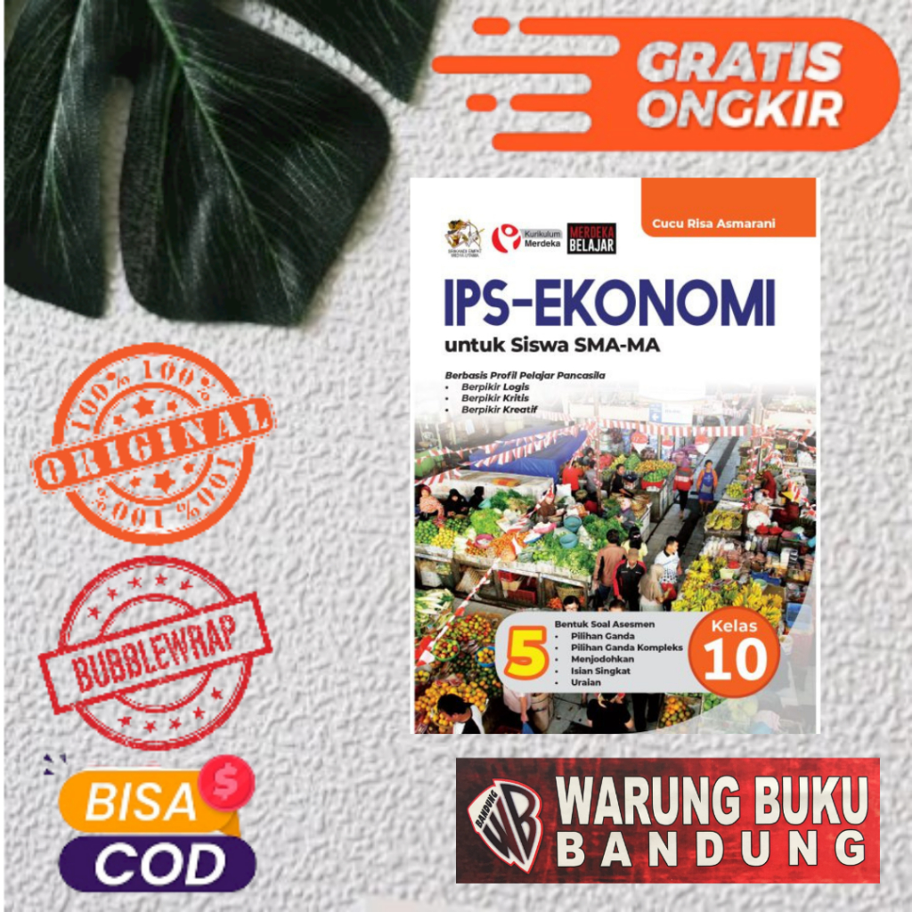 Jual BUKU IPS-EKONOMI UNTUK SMA-MA KELAS 10 KURIKULUM MERDEKA | Shopee Indonesia