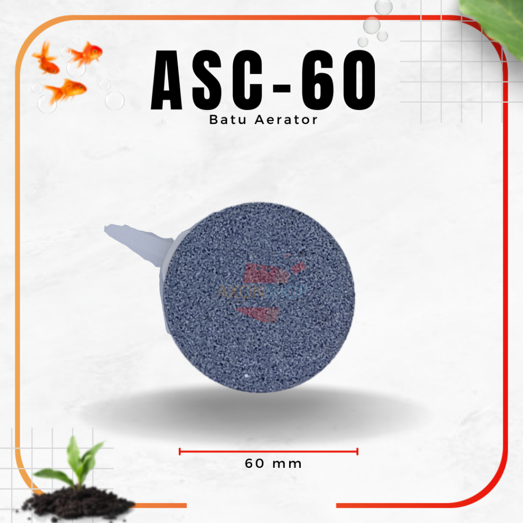 Jual Air Stone ASC-60 6cm Batu Aerator Bubble Aquarium Oksigen Aerasi ...