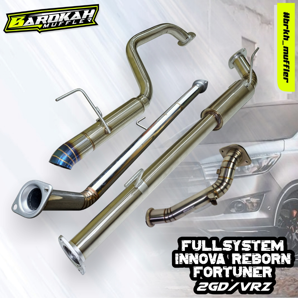 Jual Knalpot Fullsystem Innova 2GD/VRZ-REBORN GR-TR | Shopee Indonesia