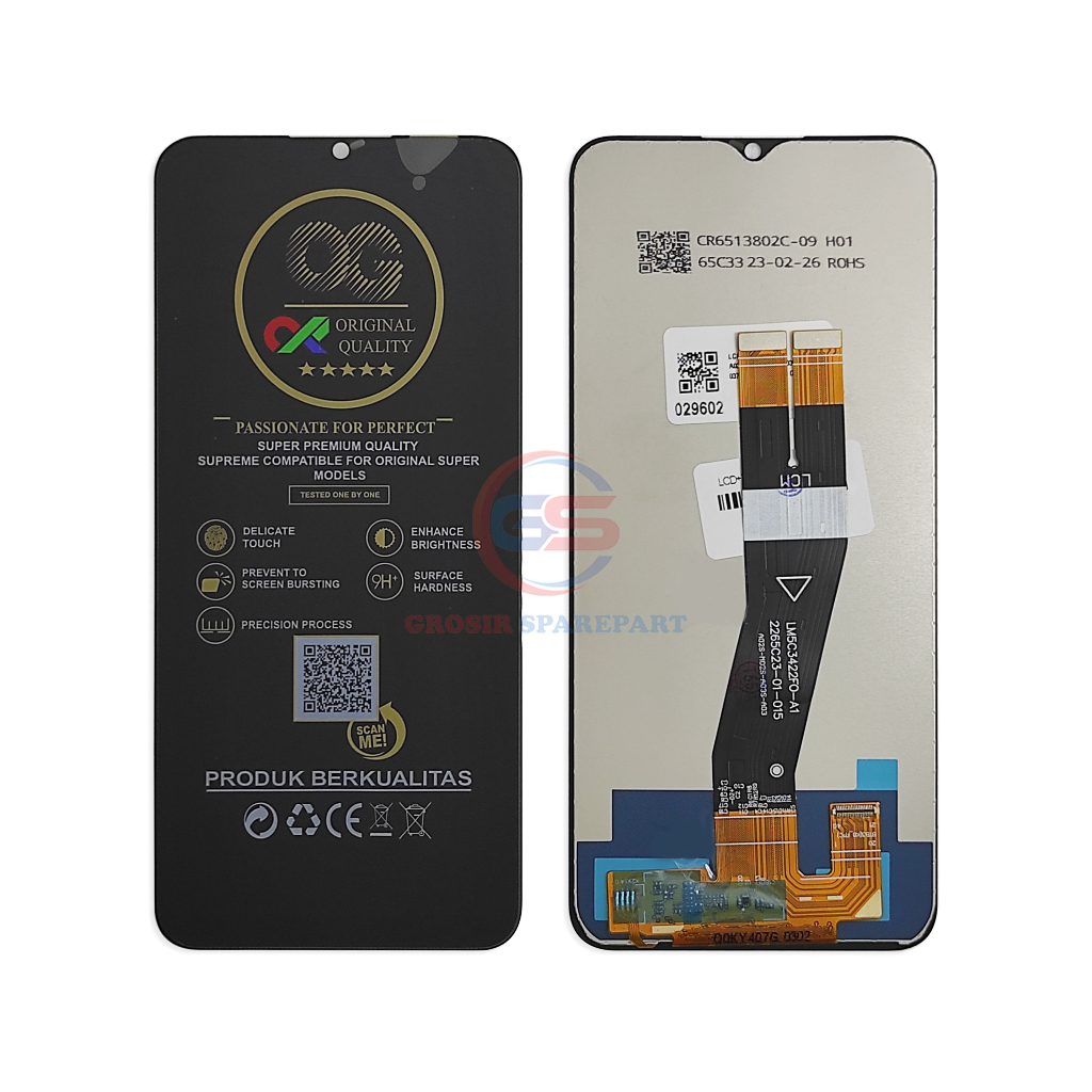 Jual LCD SAMSUNG A02S / A02 / A03S / A025 2 SOKET OG ORI SUPER FULLSET ...
