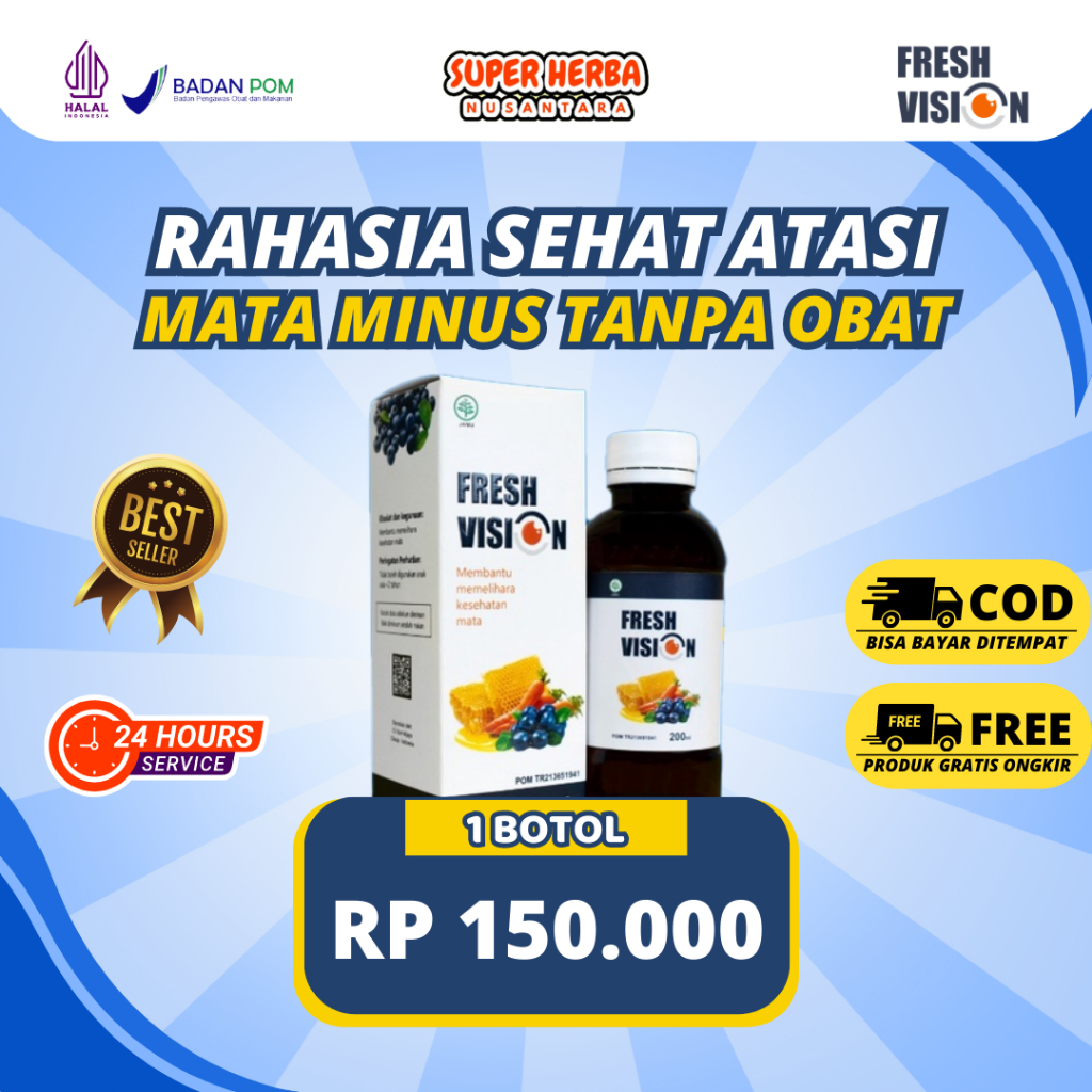 Jual Fresh Vision | Vitamin Mata Terbaik Untuk Mata Minus dan Pandangan ...