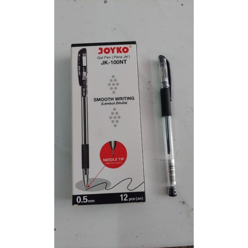 Jual [ 1 LUSIN ] PULPEN JOYKO JK-100NT 0,5 MM / GEL PEN / PULPEN CAIR | Shopee Indonesia