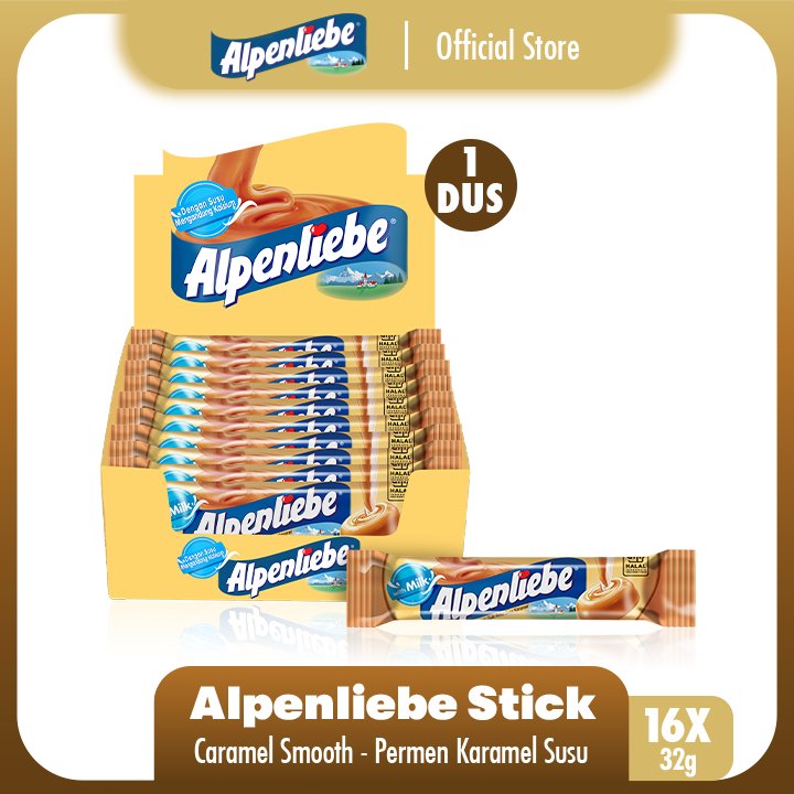 Jual Alpenliebe Stick Caramel Roll 512g - Permen Karamel Susu (1 Box ...