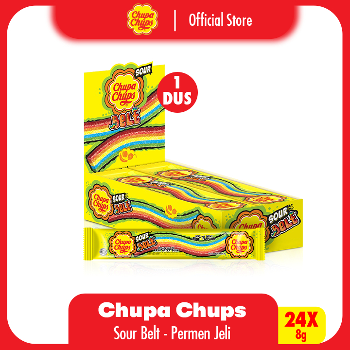 Jual Chupa Chups Sour Belts Soft & Chewy 8g - Permen Jeli Rasa Aneka ...