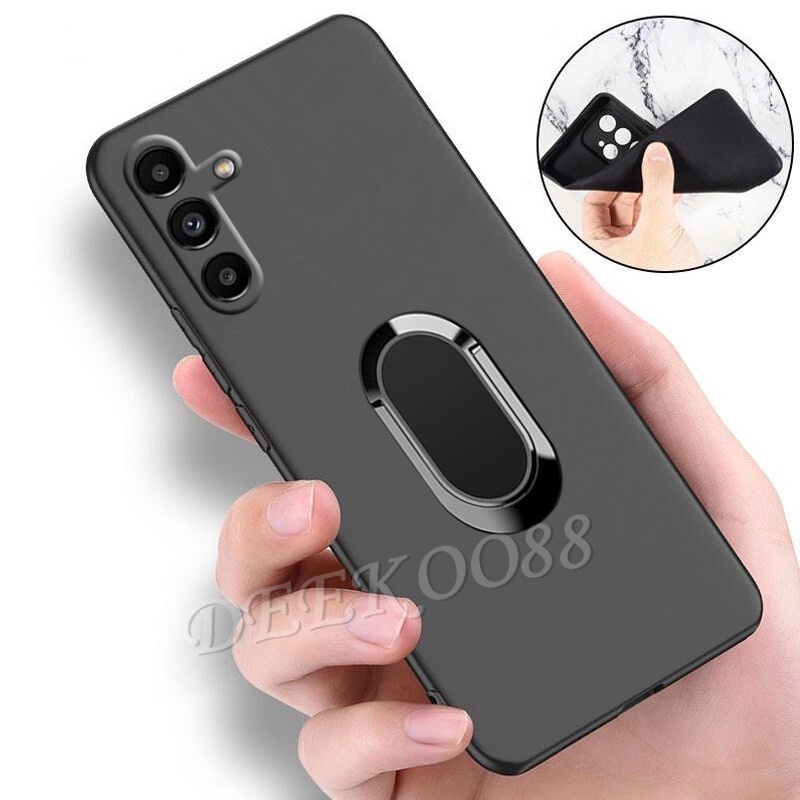 Jual SAMSUNG GALAXY M14 5G SOFT CASE MOTIF HITAM POLOS FREE RING ...