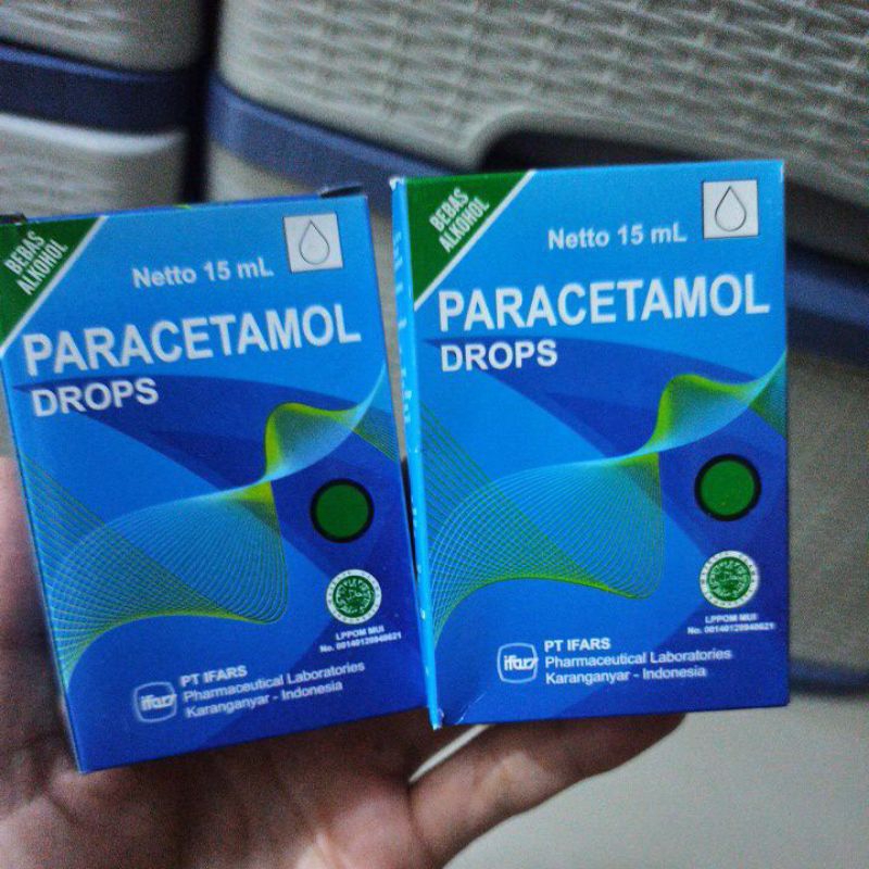 Jual Paracetamol Drops Drop 15ml 15 ml Pamol ifars demam bayi dan anak ...