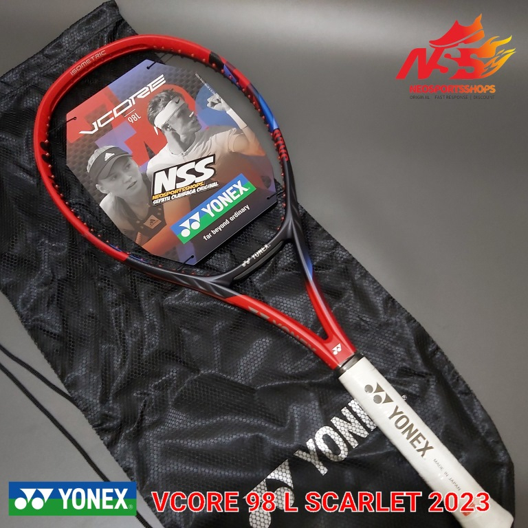 Jual Raket Tenis Yonex Vcore 98 L / 98L Scarlet 285 Gram 2023 Original | Shopee Indonesia