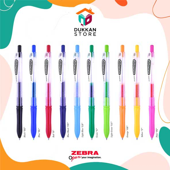Jual Pulpen Kokoro Zebra - Pulpen Warna Warni Kokoro #zebra | Shopee ...
