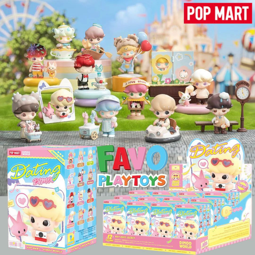 Jual POP MART x DIMOO Dating Series Blind Box Figure | Shopee Indonesia