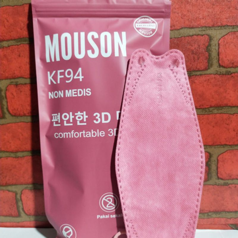 Jual TROY 80 Masker KF94 Mouson Face Mask 4 Ply Earloop Isi 10 Pcs ...