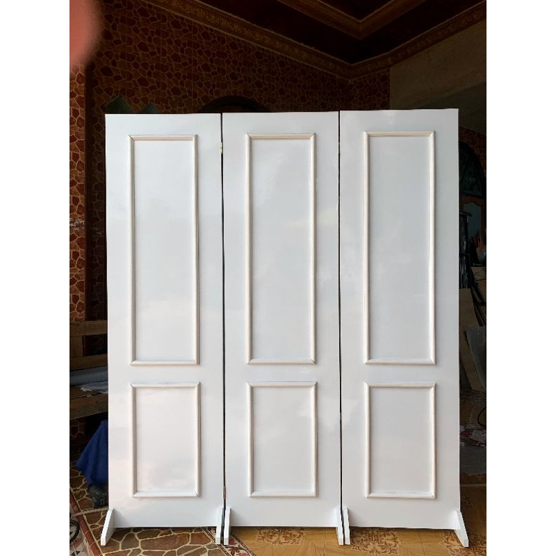 Jual sketsel pembatas ruangan minimalis R1 untuk 3 panel | Shopee Indonesia