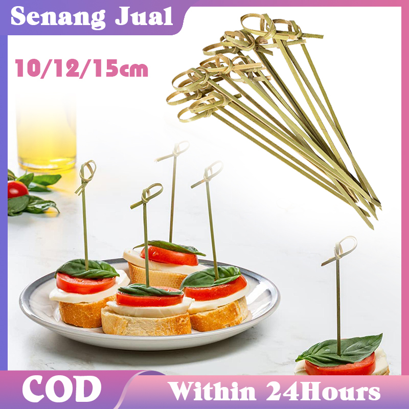Jual Bambu 100% Tusuk Buah Bambu / Tusukan Cocktail / Tusuk Bambu ...