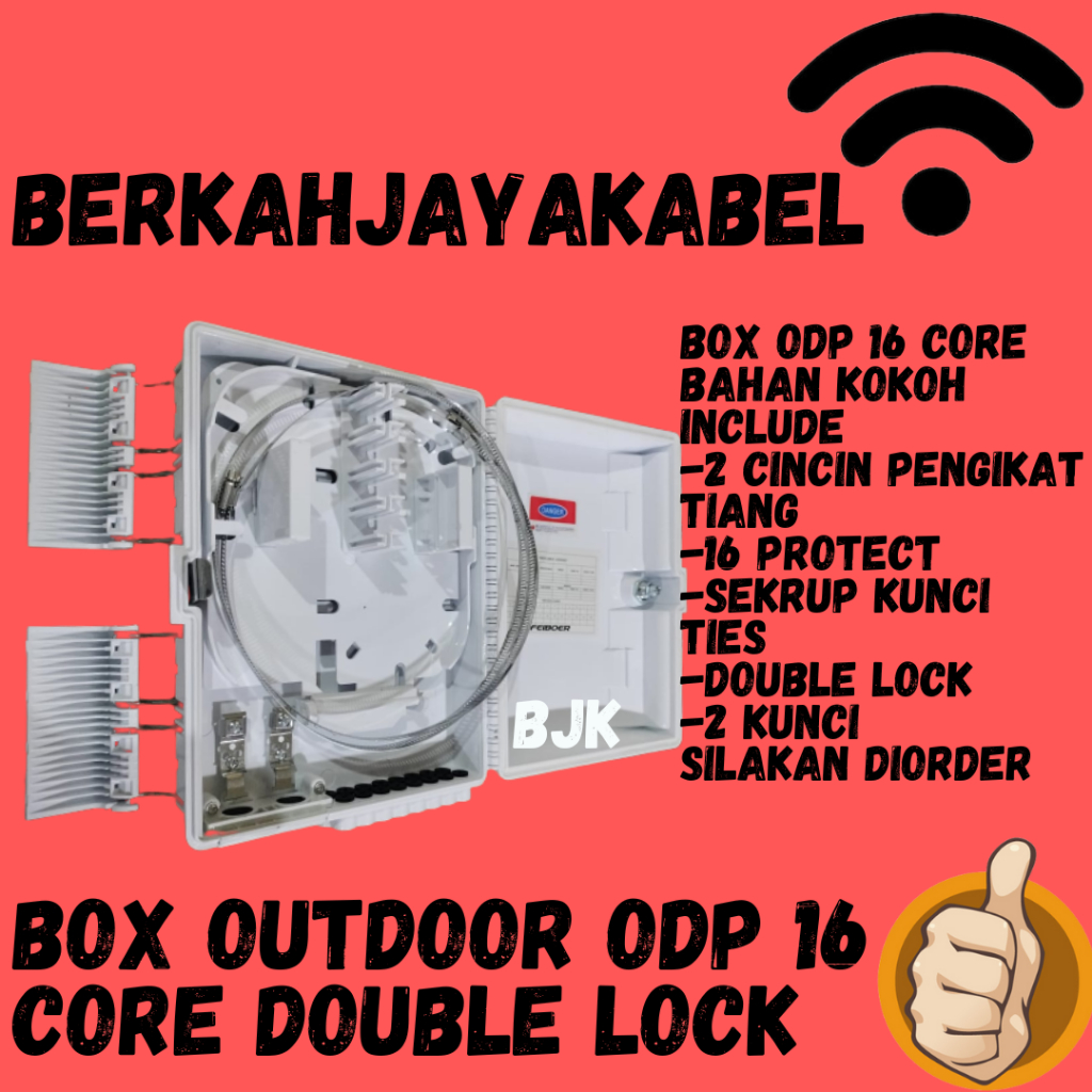 Jual BOX OUTDOOR ODP 16 CORE TYPE DOUBLE LOCK BISA BOX/TALI | Shopee ...